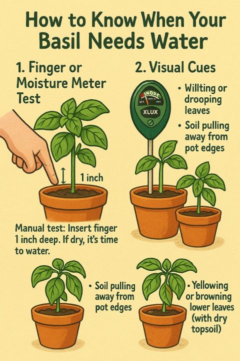 How Often To Water Basil (Indoors, Outdoors, by Season & Pot Size) - UrbanLeafy.com